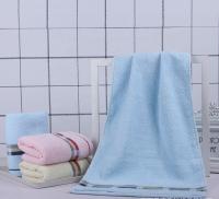 China Customizable Absorbent Cotton Towels for All Ages in Home and Hotels Custom Logo for sale
