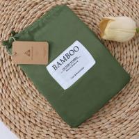 China 100% Bamboo Fiber Solid Color Customized Bedding Set Bedsheets Set Popular Choice for sale