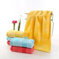China Achieve Maximum Absorbency with Our Jacquard Pattern Wood Fiber Dark Adult Large Towel for sale