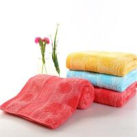 China Achieve Maximum Absorbency with Our Jacquard Pattern Wood Fiber Dark Adult Large Towel for sale