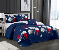 China Customized Homeuse Bedroom Quilt Bedding Set with Ultrasonic Stitching Technology for sale