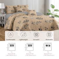 China Customized Homeuse Bedroom Quilt Bedding Set with Ultrasonic Stitching Technology for sale
