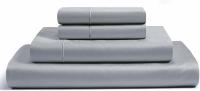 China 600TC Egyptian Cotton Home Bed Sheet Set with Customized Size Fitted Sheet and Cooling Flat Sheet for sale