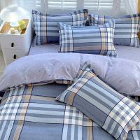 China Grade A 2024 Trend Thickened Brushed Washed Cotton Bedding Four-Piece Set Sheet Wholesaler for sale
