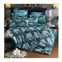 China Oeko-tex Certified Europe Style Jacquard Satin Silk Comforter Sets for Hotel Bedding for sale