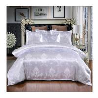 China Oeko-tex Certified Europe Style Jacquard Satin Silk Comforter Sets for Hotel Bedding for sale
