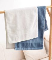 China Custom White Bath Towel Set 70*140cm 100% Cotton Hotel Towel for Luxury Home Bathroom for sale