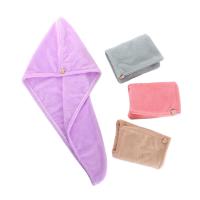 China Hotel Microfiber Hair Drying Towel Sustainable Quick Dry Water Absorbing Towel for Home for sale