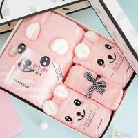 China Custom Logo Quick Dry 4 Piece Bath Towel Set Soft Touch Hand and Face Print Luxury Towel Set for All Ages for sale