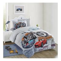 China Home 4PCS Set Cute Cartoon Printed Kids Duvet Cover Set 100% Cotton Comforter Bedding for sale