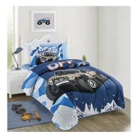 China Home 4PCS Set Cute Cartoon Printed Kids Duvet Cover Set 100% Cotton Comforter Bedding for sale