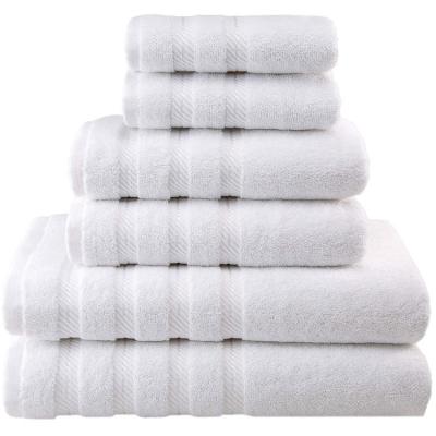 China Transform Your Bathroom Shower with Our Dobby Border 100% Cotton Towel Set All-Season for sale