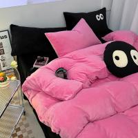 China Thickened And Warm 4Pcs Set of High Weight Milk Velvet for Autumn And Winter Bedding for sale