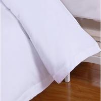 China Custom Duvet Cover and Sheet White 100% Cotton Bedding Set for Luxury Hotel Comfort for sale