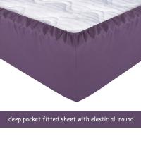 China Polyester Filling Supple Bed Sheet Set for Twin Queen King Size Bedding Collections for sale
