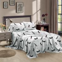 China 100% Polyester Multi Size Custom Printed Sheet Set for Queen Size and King Fitted Sheet for sale