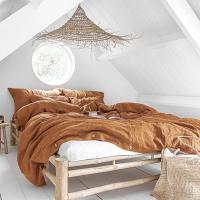 China Indulge in our 100% French Linen Bedding Set Duvet Cover Set for a Luxurious Sleep for sale