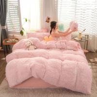 China Customized 100% Polyester Autumn and Winter Mink Velvet 4-Piece Set for Cozy Bedding for sale