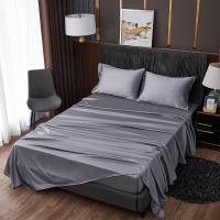 China 32 Fabric Count Microfiber Sheets Set with Duvet Cover Fitted Sheet and 2 Pillowcases for sale
