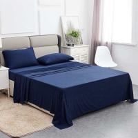 China 32 Fabric Count Microfiber Sheets Set with Duvet Cover Fitted Sheet and 2 Pillowcases for sale