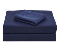 China 32 Fabric Count Microfiber Sheets Set with Duvet Cover Fitted Sheet and 2 Pillowcases for sale