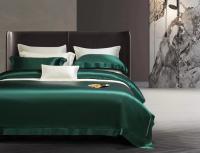 China Silk Bedding Set Queen Size Satin Sheets 4 Sheets Set Bed Cover for Home Hotel Luxury for sale