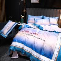 China 2023 Duvet Sets Washed Silk Bedding with Customized Designs and Sustainable Materials for sale