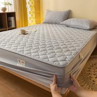 China Waterproof Soft Zipper Mattress Cover Quilted Jacquard Water Proof Mattress Protector for sale