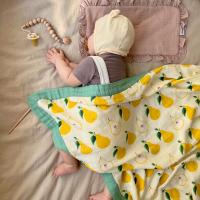 China Pattern Style Baby Bamboo Cotton Gauze Bath Newborn Quilt Set for Class A Cot Bedding for sale