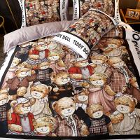 China Cartoon Style 2023 Baby Bedsheets Bedding Set for Kids made of 100% Polyester Fabric for sale