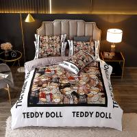 China Cartoon Style 2023 Baby Bedsheets Bedding Set for Kids made of 100% Polyester Fabric for sale
