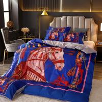 China Home Luxury Bedding Set with Matching Curtains and Customizable Duvet Cover for sale
