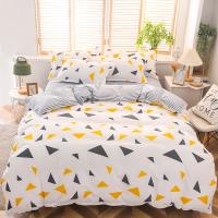 China Customized Size Cartoon Cotton-Pure 4 Piece Bed Set for Children in Student Dormitory for sale