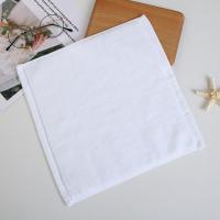 China ALL Age Group Rectangle 100% Cotton White Small Square Face Towel for Luxury Hotel for sale