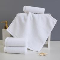 China ALL Age Group Rectangle 100% Cotton White Small Square Face Towel for Luxury Hotel for sale