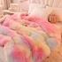 China Winter Warm Velvet Bedding Set Luxury Thicken Comforter Quilt Bed Lamb Fleece Customised Size for sale