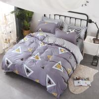 China Aloe Cotton Cartoon Simple Four-Piece Set of Print for Skin-Friendly Student Dormitory for sale