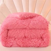 China Winter Warm Velvet Bedding Set Luxury Thicken Comforter Quilt Bed Lamb Fleece Customised Size for sale