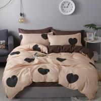 China Aloe Cotton Cartoon Simple Four-Piece Set of Print for Skin-Friendly Student Dormitory for sale