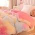 China Multi Colors Thickened Warm Lamb Fleece Crystal Velvet Winter Quilt for Comfy Nights for sale