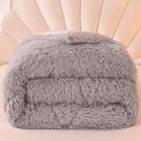 China Home Textile Duvet Quilt Plush Mink Velvet Thickened Warm Lamb Fleece Quilt for Winter for sale