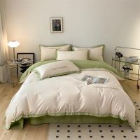 China Customized Luxury Cotton Printed Comforter Duvet Cover 4pcs Bedding Set for All-Season for sale