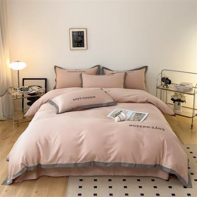 China National Standards Cartoon Pattern 100% Cotton Bedding Set 4pcs Custom Logo Bed Sheet for sale