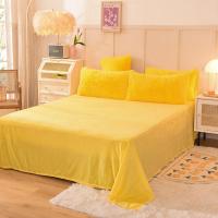 China Rainbow Color Fur Velvet Fluffy Plush Bedding Sheet Set for Kids Girl Thread Count 300tc for sale