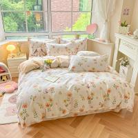 China Wedding Four-piece Kit Bedding Duvet Quilt Cartoon Cotton Bed Set Luxury Bed Sheets for sale
