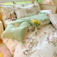China Wedding Four-piece Kit Bedding Duvet Quilt Cartoon Cotton Bed Set Luxury Bed Sheets for sale