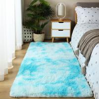 China High Pile Height Polyester Tie Dyed Printed Carpet for Bedroom Living Room Study Room for sale