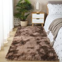 China High Pile Height Polyester Tie Dyed Printed Carpet for Bedroom Living Room Study Room for sale
