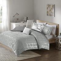 China Seasonal Everyday Bedding Set Four Pieces Woven Print Design for Home Hotel Bed Cover for sale