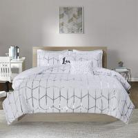 China Seasonal Everyday Bedding Set Four Pieces Woven Print Design for Home Hotel Bed Cover for sale